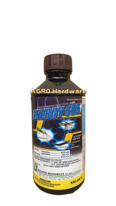 Energy 505 1Liter/Racun serangga/Insecticide/杀虫剂 | Lazada