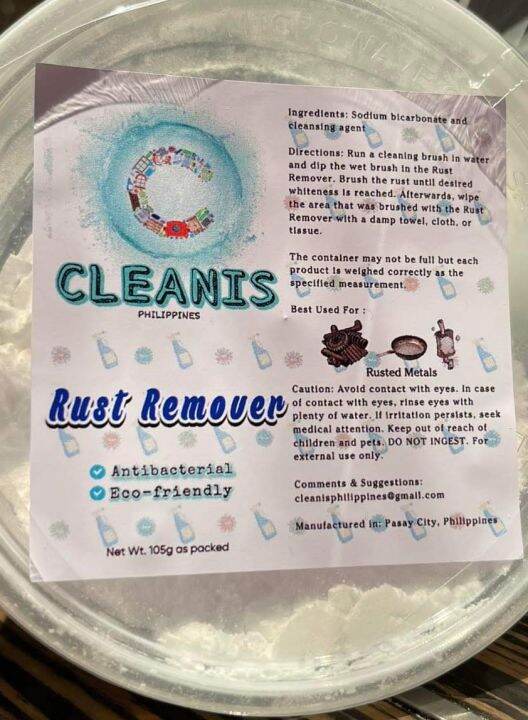 Kalawang Rust Remover Powder Antibacterial & Eco-Friendly | Lazada PH