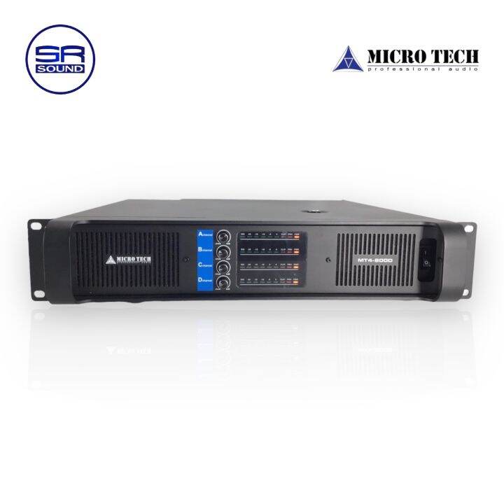 MICROTECH MT4-800D เพาเวอร์แอมป์ 4CH (สินค้าใหม่ ศูนย์ไทย /ออกใบกำกับภาษีได้) *มีหน้าร้าน ...