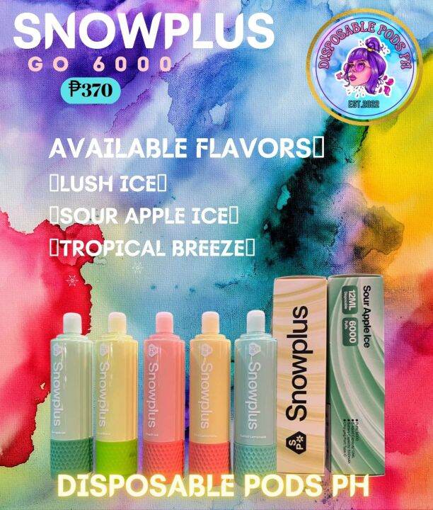 Snow Plus GO 6000 Puffs | Lazada PH