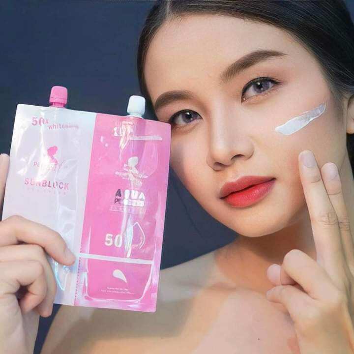 Perfect Skin Twinpack Sunscreen Aqua SPF50 60g | Lazada PH