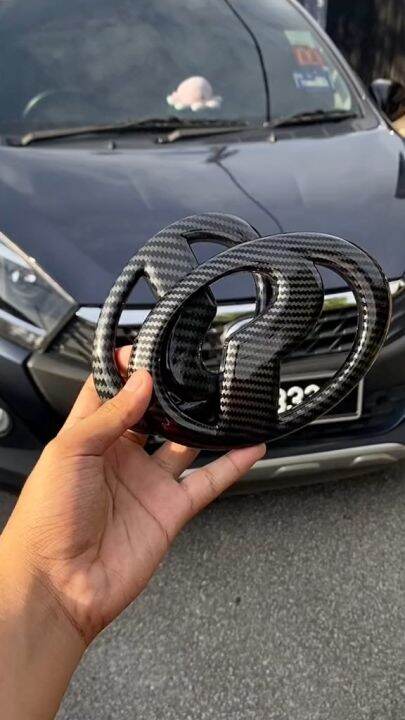 Car Emblem Logo PERODUA BEZZA 2016 - 2022 Lambang Hitam Depan Belakang ...