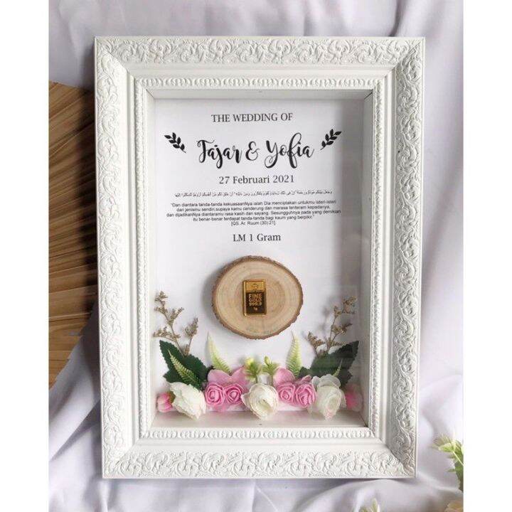 mahar nikah rustic mahar pernikahan logam mulia | Lazada Indonesia