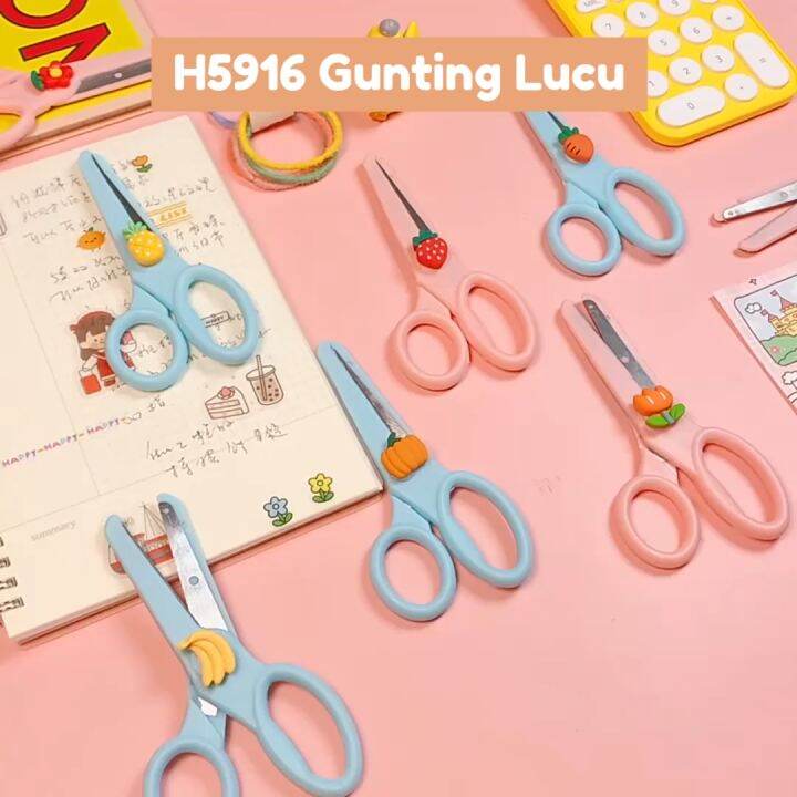 Bayar Di Tempat - Gunting Lucu / Gunting Sekolah Untuk Anak / Gunting ...