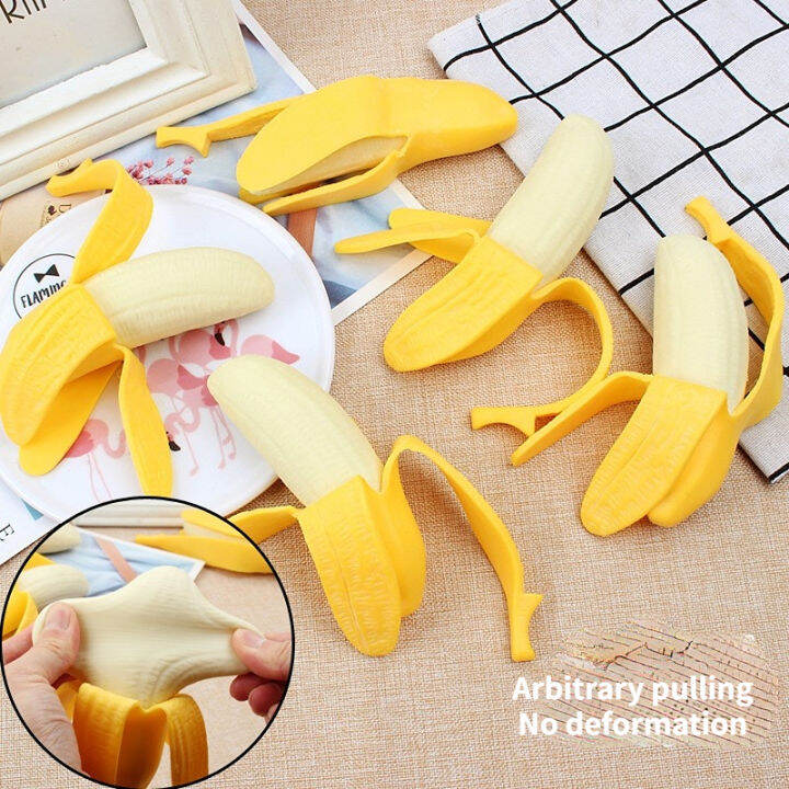 New Creative Elastic Simulation Peeling Banana Squishy Slow Rising