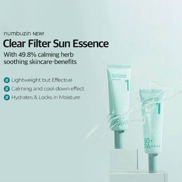 Numbuzin No.1 Clear Filter Sun Essence 50ml SPF50+ PA++++ | Lazada ...