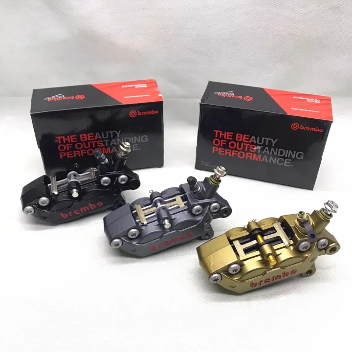 kaliper monoblok brembo big pot 4 piston universal +kampas cadangan | Lazada Indonesia