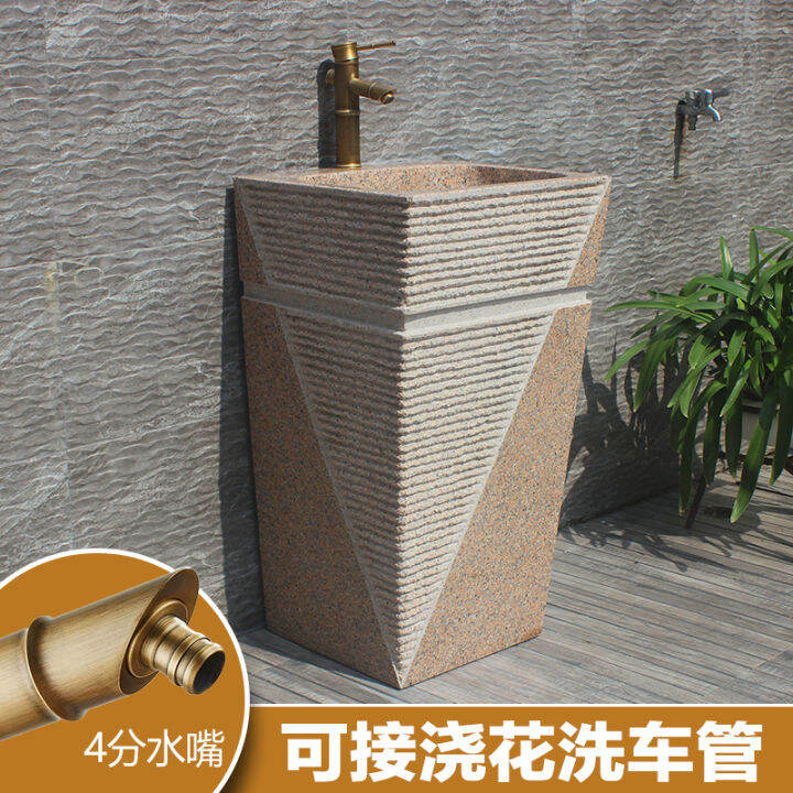 Stone Wash Basin Courtyard Stone Sink Garden Villa Pool Wash Basin ...