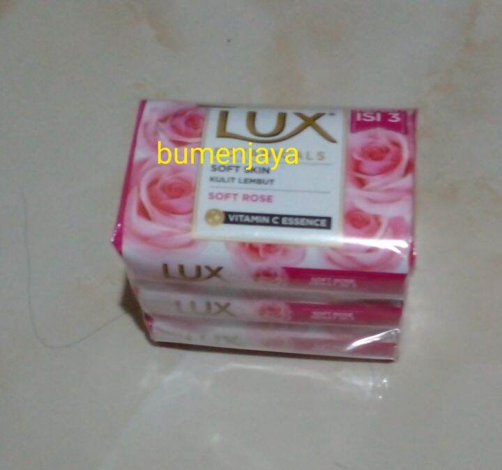 LUX Sabun mandi batang lux isi 3 pcs paket sabun mandi lux 3 x100 gam sabun batang | Lazada ...