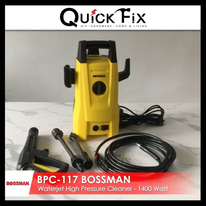 QuickFix BOSSMAN BPC-117 Waterjet High Pressure Cleaner Water Jet Jek ...