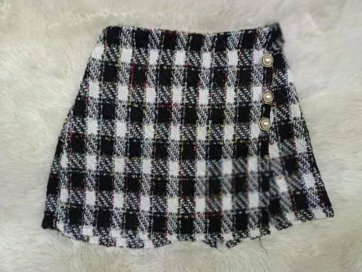 PALDA SHORT (tweed skort) with Buttton Fit to Small to XL | Lazada PH