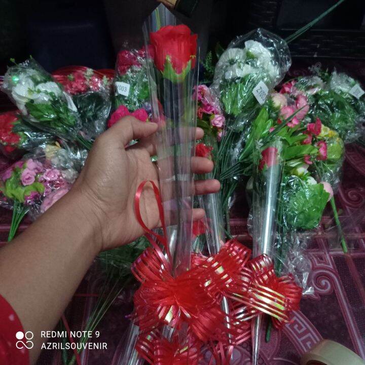 buket bunga mawar 1 tangkai | Lazada Indonesia