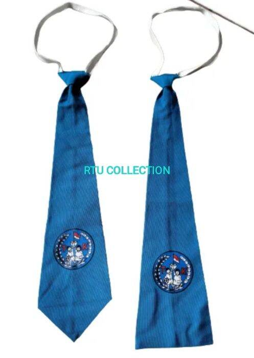 Dasi TK / Dasi Anak TK warna biru/Dasi TK karet warna biru | Lazada ...