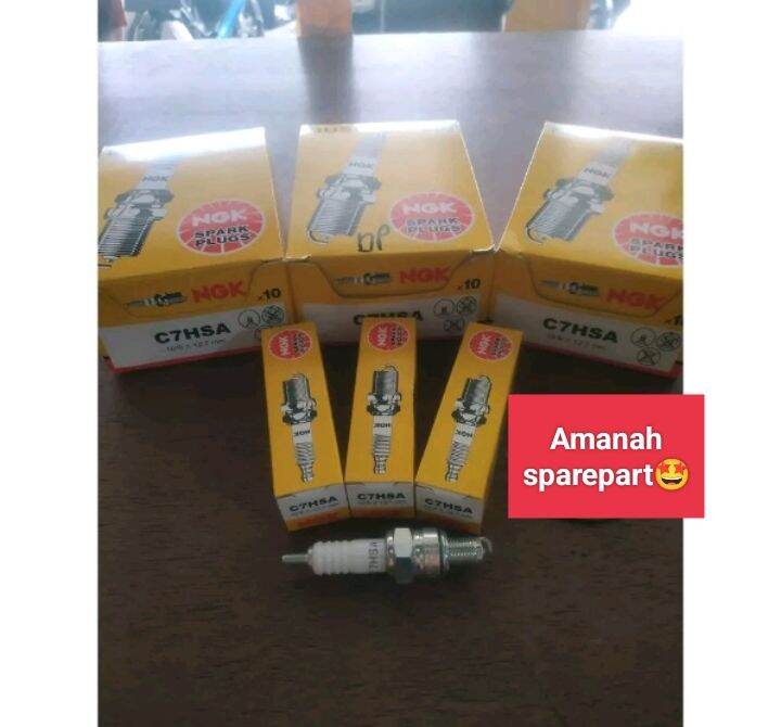 Busi C7HSA Astrea Grand supra Mio vega jupiter fino smash NGK original ...