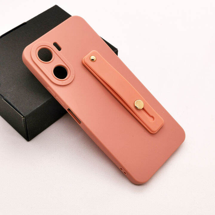 Carristo Xiaomi Redmi 12C Simple Back Silicone Case with I-Ring Ring ...