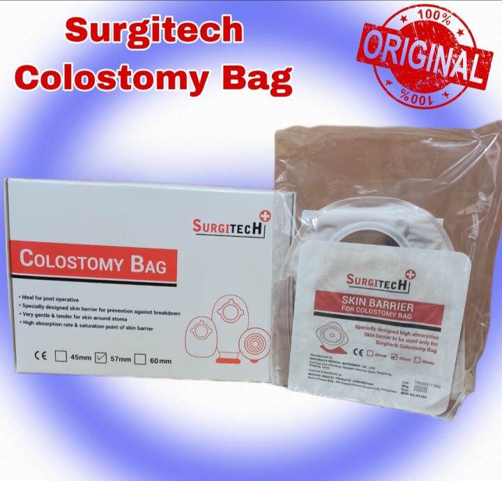 Colostomy Bag 57mm by Surgitech ( Sold per piece) | Lazada PH