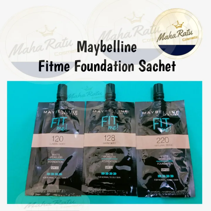 Maybelline Fit Me Foundation Sachet | Lazada Indonesia