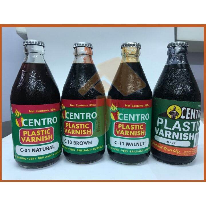 CENTRO Plastic Varnish Black 350 CC | Lazada PH