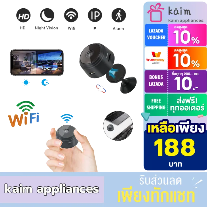 A9 Mini Camera WiFi Camera 1080p HD Night Version Micro Voice Recorder ...