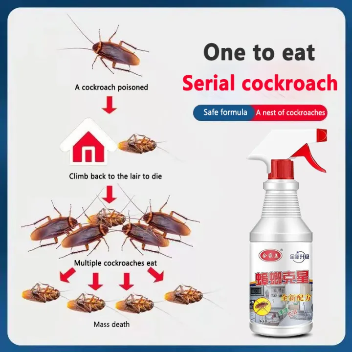 【Kill all cockroaches】Cockroach Killer Spray Safe and non-toxic Effectively drive away Reduce ...