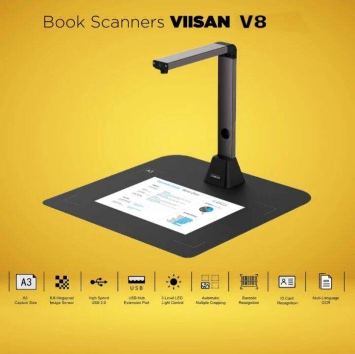 scanner buku viisan V8 - scanner A3 - scanner photo | Lazada Indonesia
