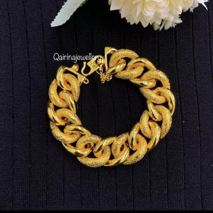 🔥NEW DESIGN🔥GELANG TANGAN GAJAH PASIR/LICIN SUASA | Lazada