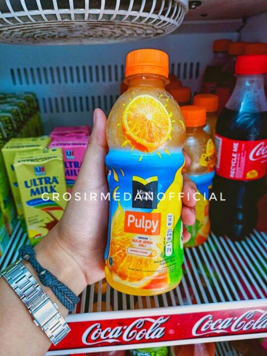 MINUTE MAID PULPY ORANGE 300 ML - BULIR JERUK ASLI MENYEGARKAN | Lazada ...