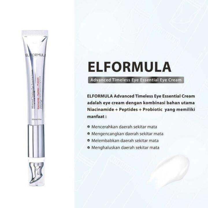 ELFORMULA Advanced Timeless Eye Essential Eye Cream Serum | Lazada ...