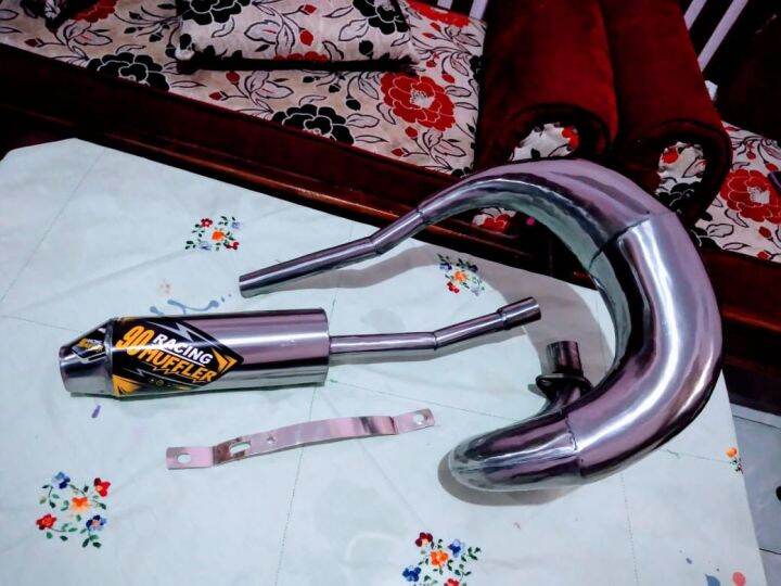 Knalpot Satria Trail Udang 2tak Hiu Lumba Pnp Rangka Standar Modif Klx Gtx Ktm | Lazada Indonesia