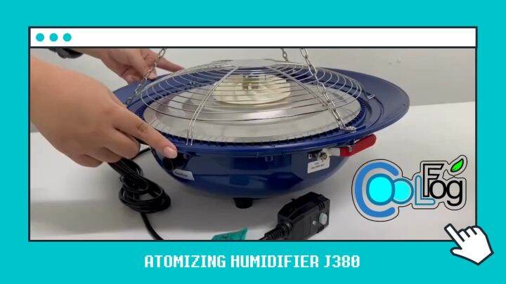 เครื่ิองทำหมอก J380 เครื่องเพิ่มความชื้น (จานปั่นหมอก) | Lazada.co.th