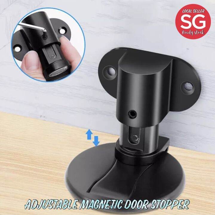 Magnetic door stopper Adjustable door stopper Stick on door stopper ...
