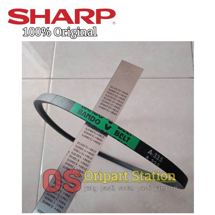 V BELT FAN BELT A33.5 ORIGINAL MESIN CUCI SHARP DAN SEMUA MERK | Lazada ...
