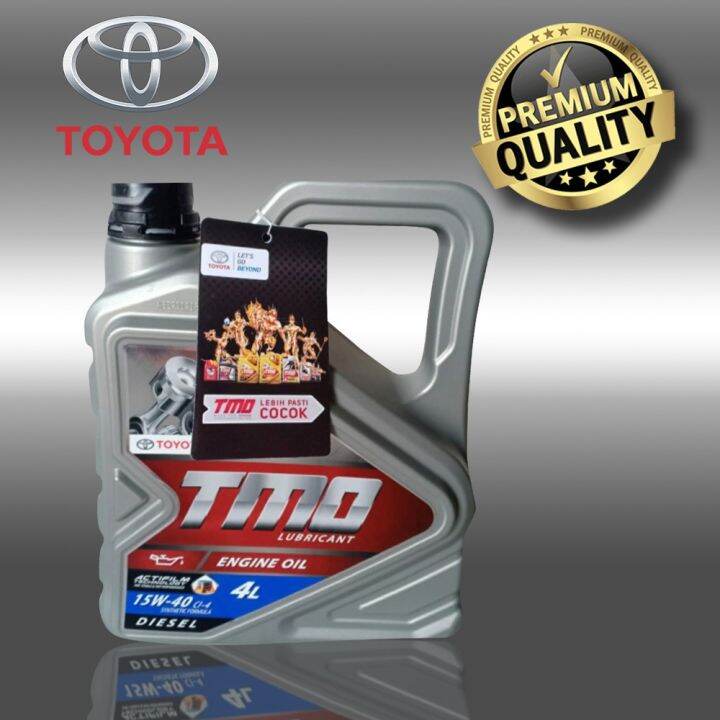 TMO DIESEL TOYOTA 15w-40 CI-4 adalah formula yang disetujui Toyota ...