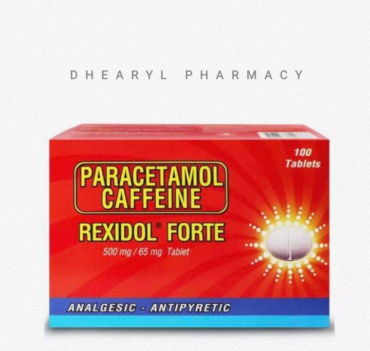 Rexidol forte 500/65mg Tab - 10s ( For Pain Relief and Fever) | Lazada PH