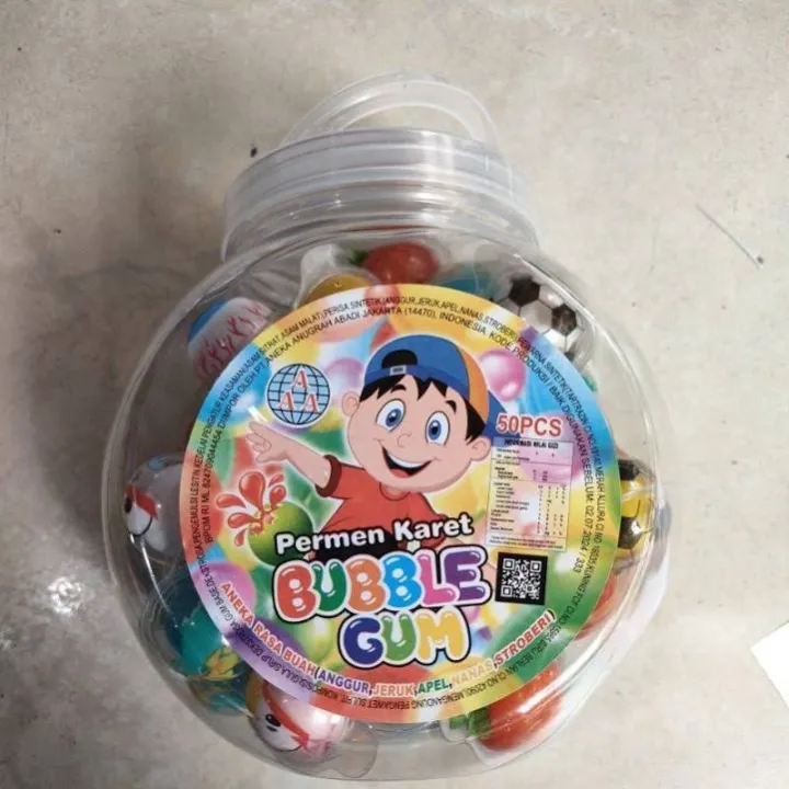 Permen karet viral tik tok bubble gum halal 50pcs | Lazada Indonesia