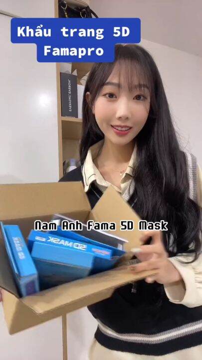 Khẩu Trang 5D Mask Nam Anh Famapro Cao Cấp Bảo Vệ Sức Khoẻ - Hộp 10 Cái - KT5D | Lazada.vn