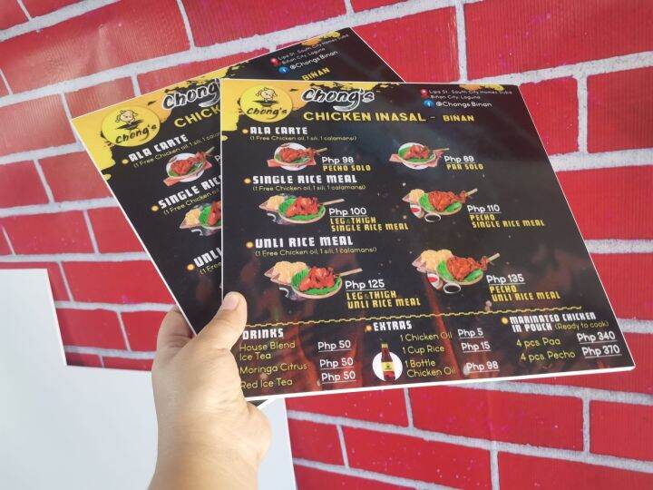 Menu | Logo Board, Standee , Sintraboard Display | Lazada PH