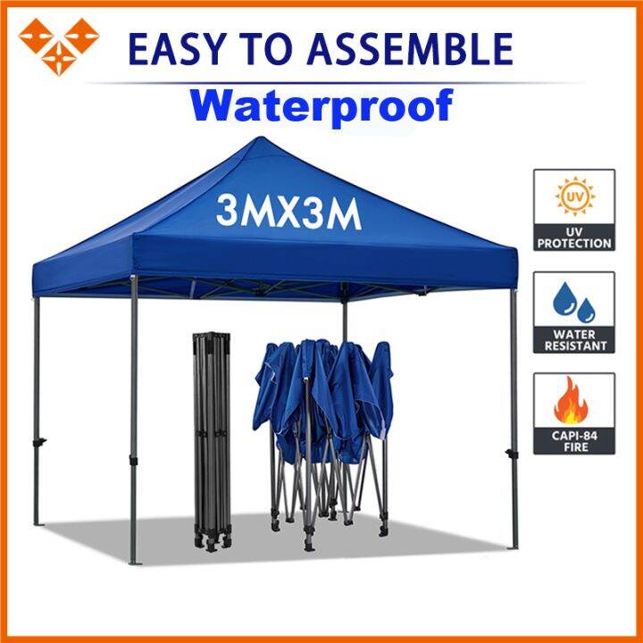 Tent 3x3 Meters Heavy TentDuty Tent Car Tent Retractable Tent ...