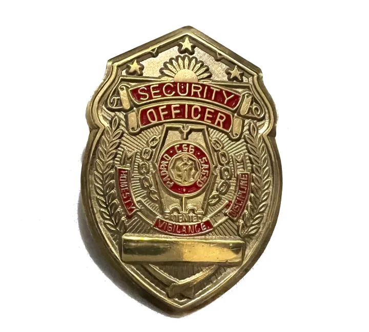 SECURITY OFFICER PREMIUM BADGE (MAKAPAL) | Lazada PH