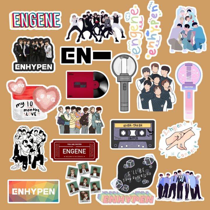 ENHYPEN Laminated VINYL Sticker Waterproof And Scratchproof | Ara's ...