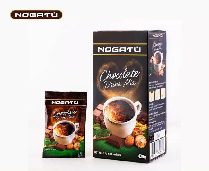 Nogatu Chocolate Drink 20sachets/pack | Lazada PH