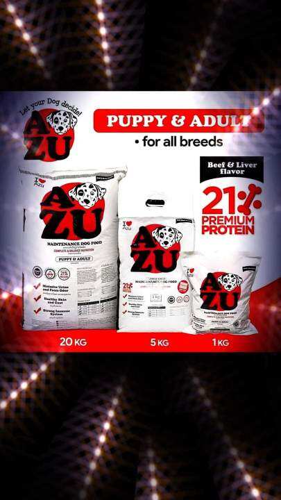 Azu Dog Food 1kg Original Packing | Lazada PH