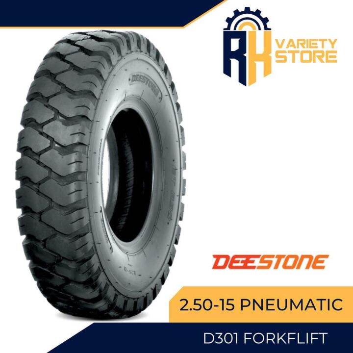 DEESTONE 2.50-15 18PR D301 PNEUMATIC FORKLIFT TIRES (SET) THAILAND ...