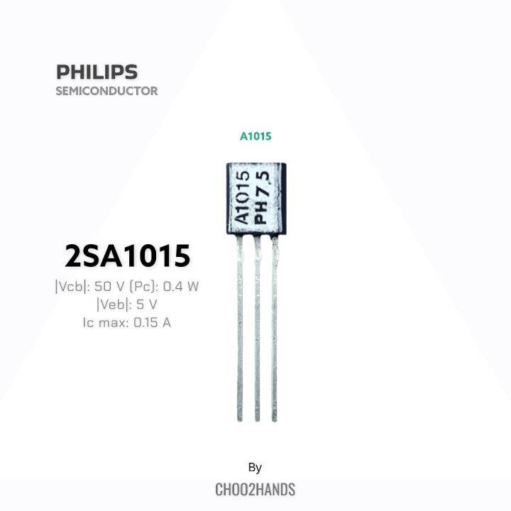 2SA1015 PNP SILICON TRANSISTOR PHILIPS Audio Frequency Amplifier TO-92 ...