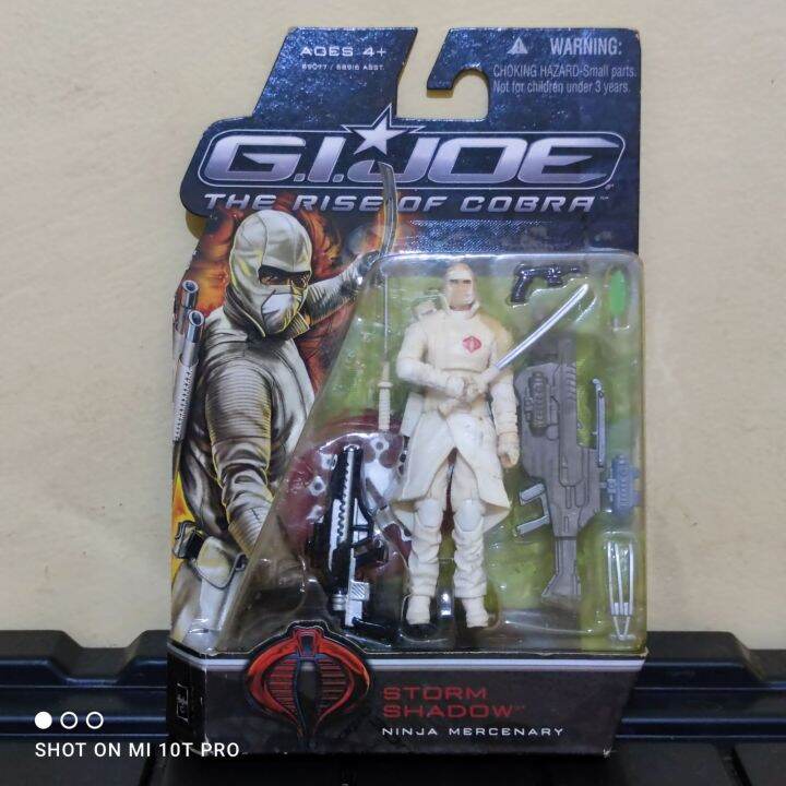 Hasbro GI JOE Rise of Cobra ROC Cobra Storm Shadow v32 3.75 inch 1:18 ...