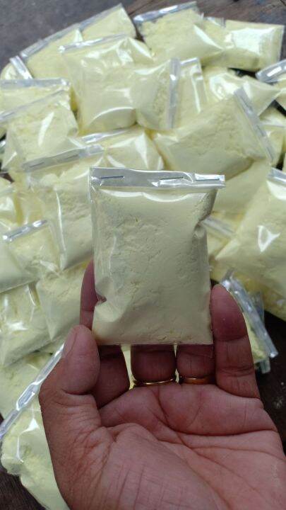 pure sulfur powder o asupre sold per small pack (2 tablespoon) | Lazada PH