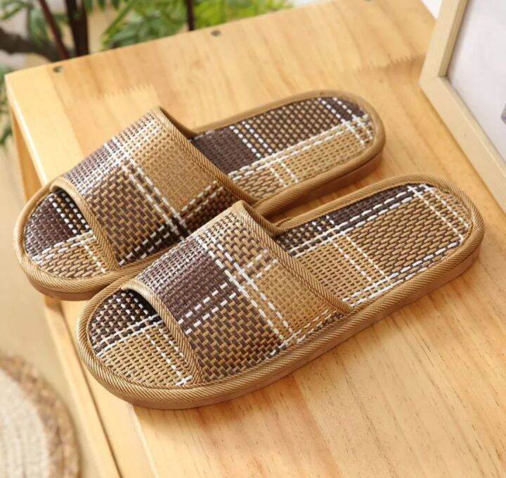 Native Banig slipper rattan slipper unisex bamboo rattan slipper nordic ...