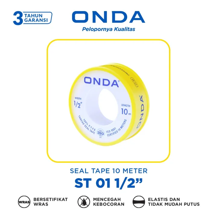ONDA seal tape 10 mtr ST 01 | Lazada Indonesia