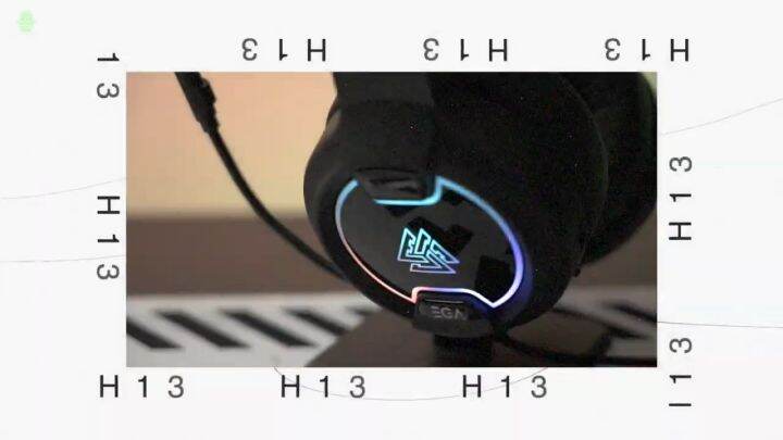 (TYPE H13) GAMING HEADSET RGB (หูฟังแมวเกมมิ่ง) EGA 7.1 USB เสียงดี หู ...