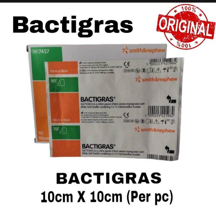Bactigras Dressing 10cm X 10cm (Smith & Nephew) Per piece | Lazada PH